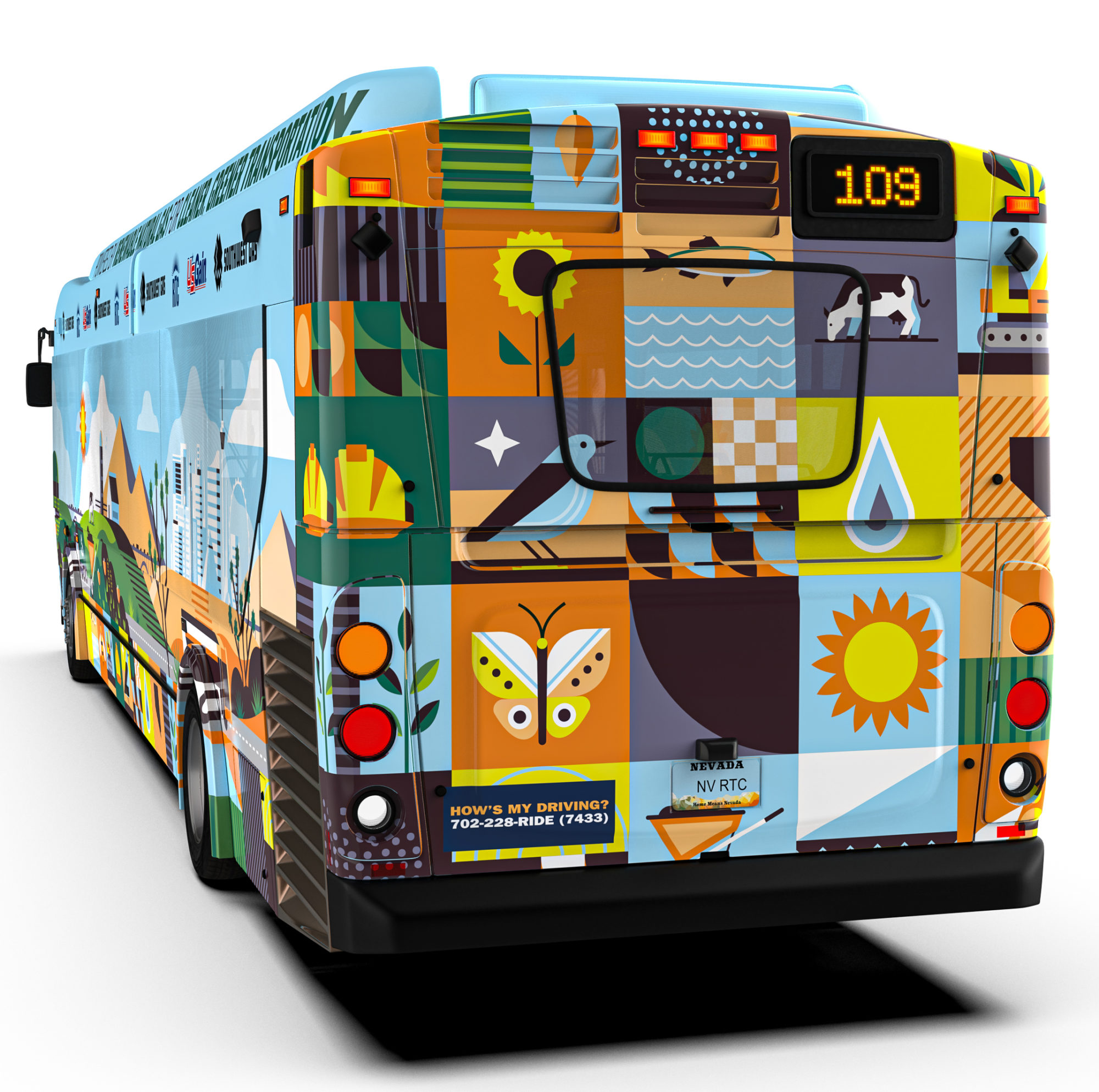 Bus Rear view - Communicator Awards