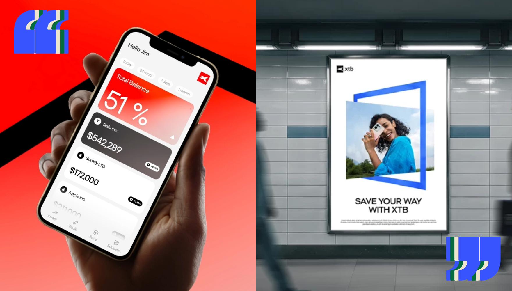 Inside Voices: XTB - "New Financial Culture" Rebrand by Flying Bisons - Communicator Awards